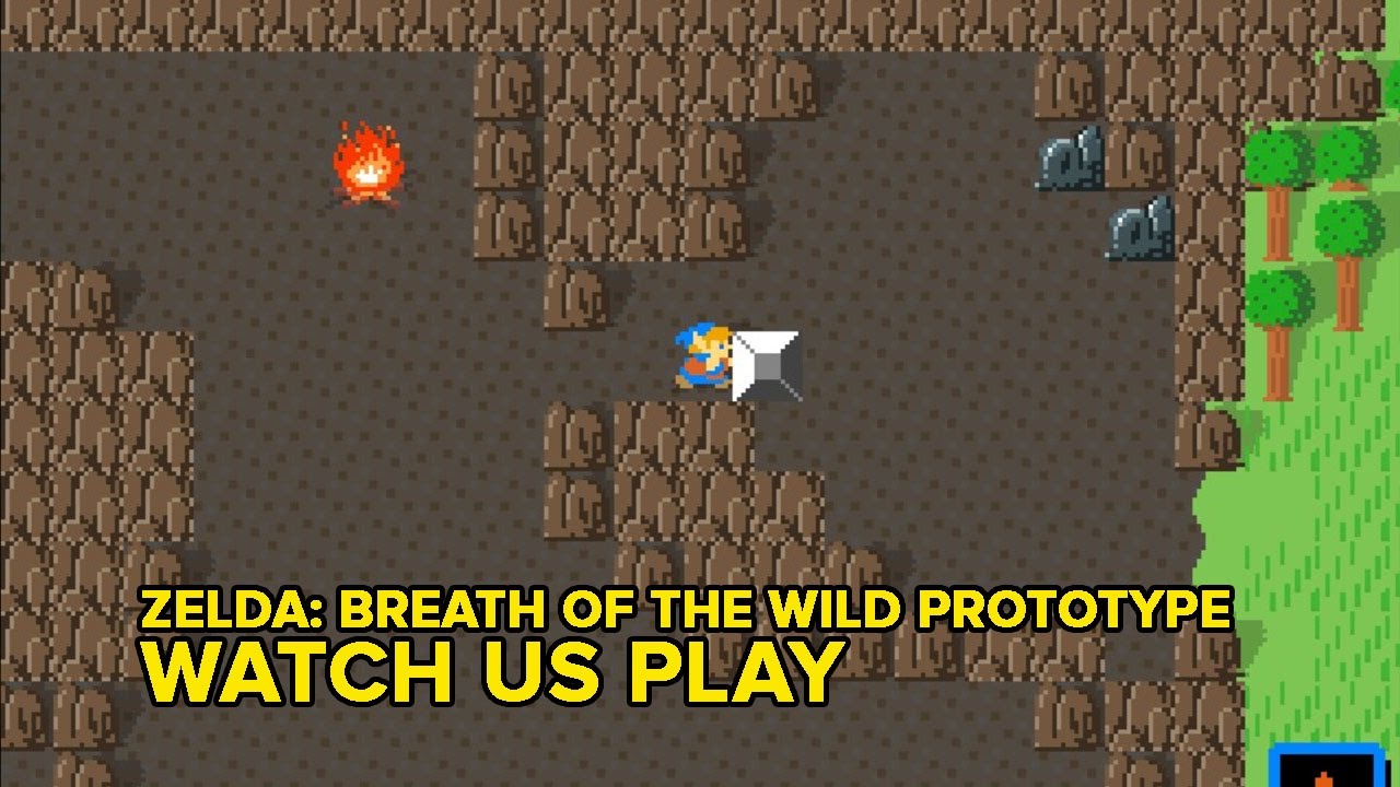 The Legend of Zelda: Breath of the Wild Prototype Fan Demake Gameplay ...