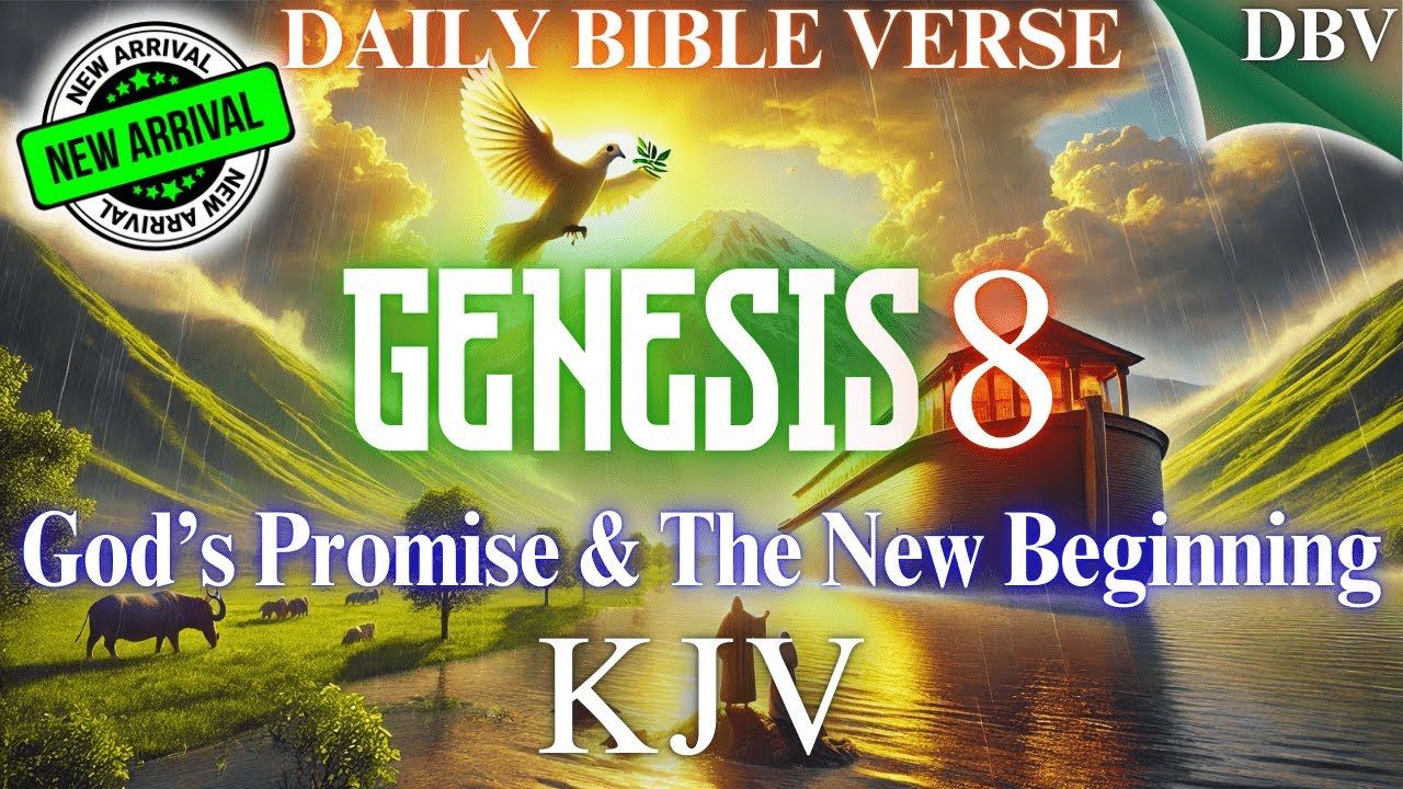 Genesis 8 (KJV) - God’s Promise & The New Beginning @DAILYBIBLEVERSE ...