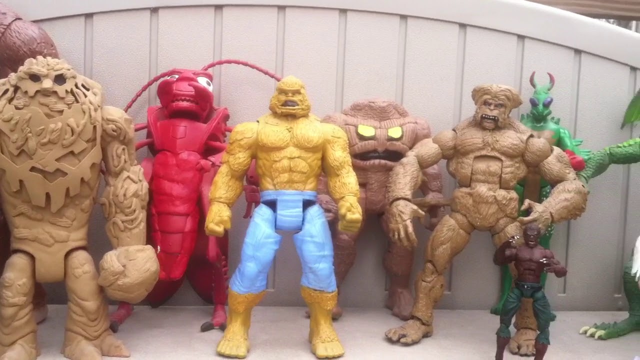 Marvel legends monsters toys monsters unleashed - YouTube