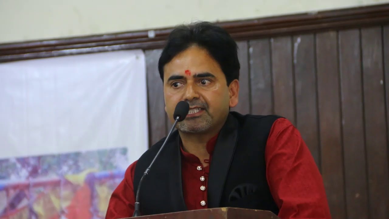 Shambhu Nath Jha's speech in Chanma - YouTube