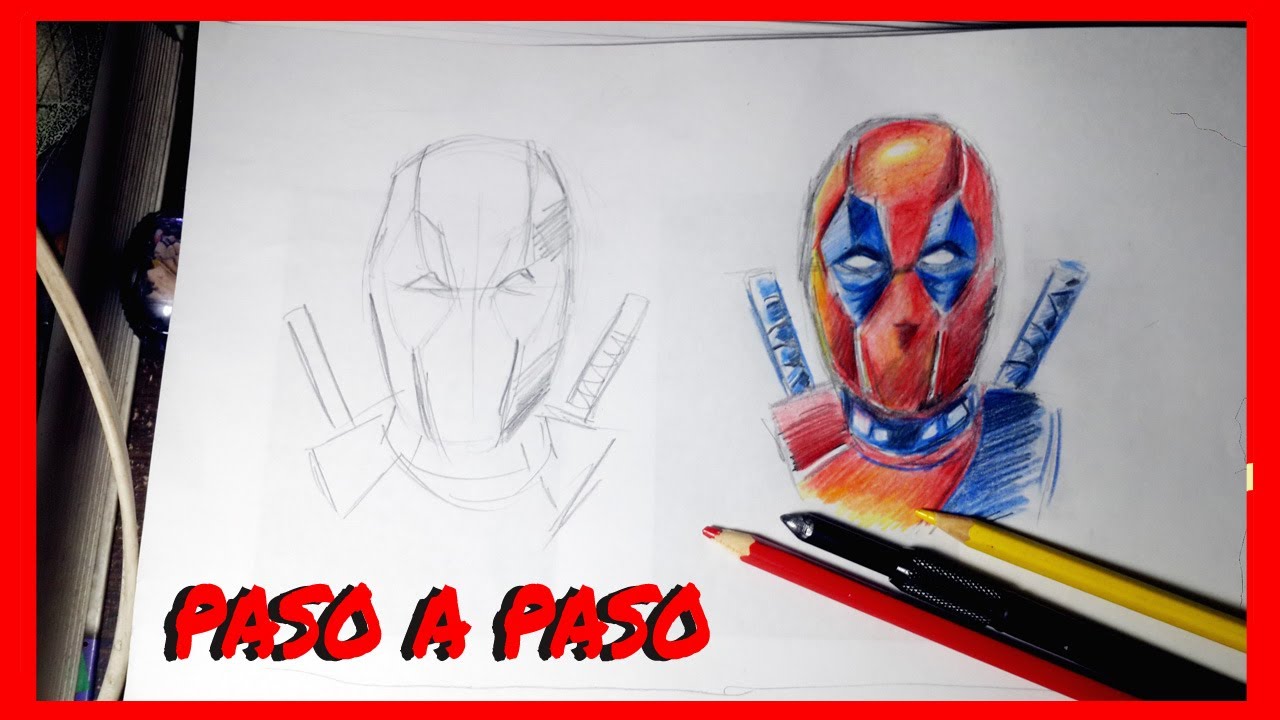 Como Dibujar a DEADPOOL Paso a Paso - YouTube