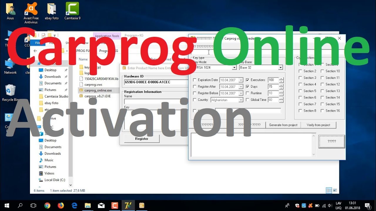 How to Carprog Activation Online / Carprog Online Activation - YouTube