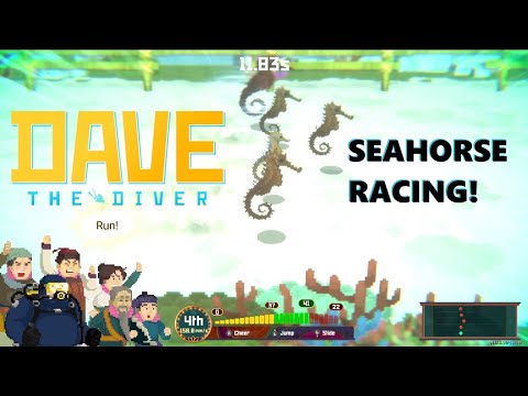 SEAHORSE RACING! | Dave the Diver Episode 17 - YouTube
