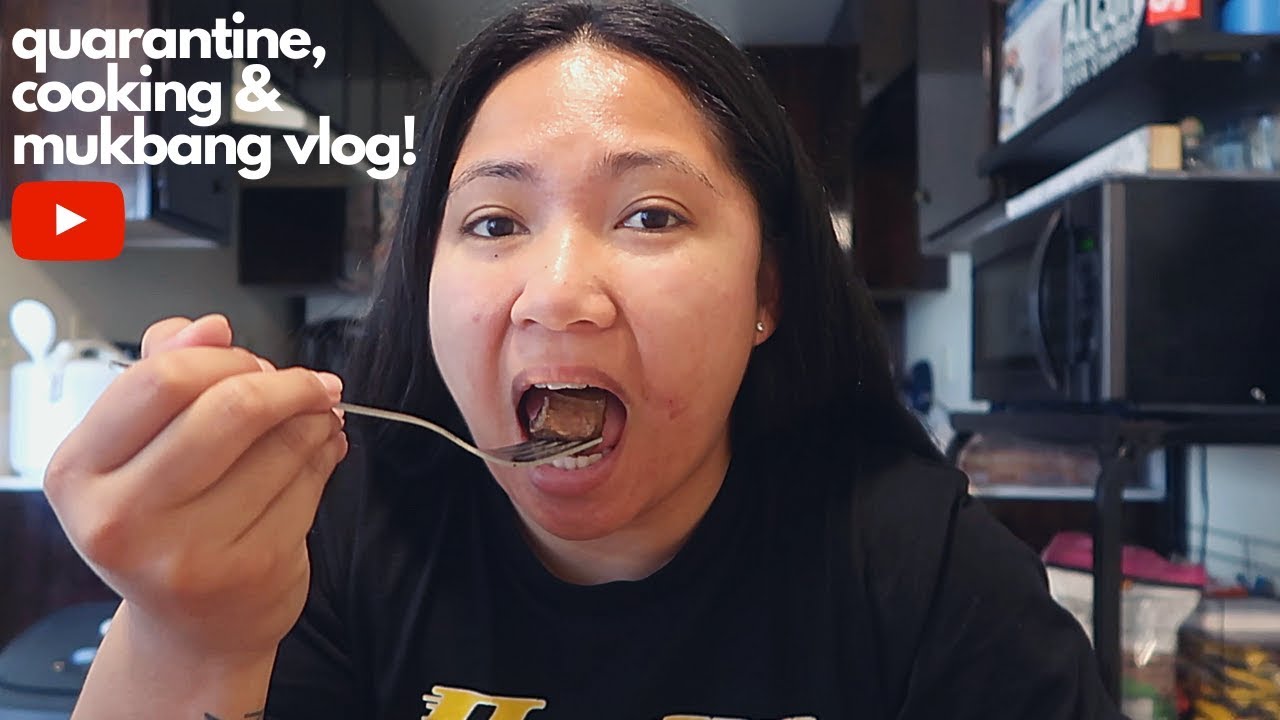 QUARANTINE | COOKING & MUKBANG VLOG! - YouTube