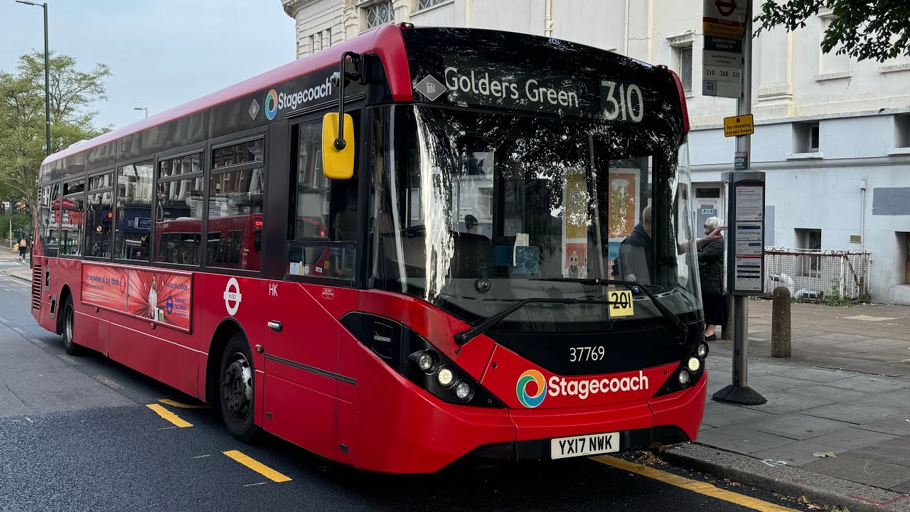 [Full Route Visual] First 310 Bus to Stamford Hill From Golders Green ...