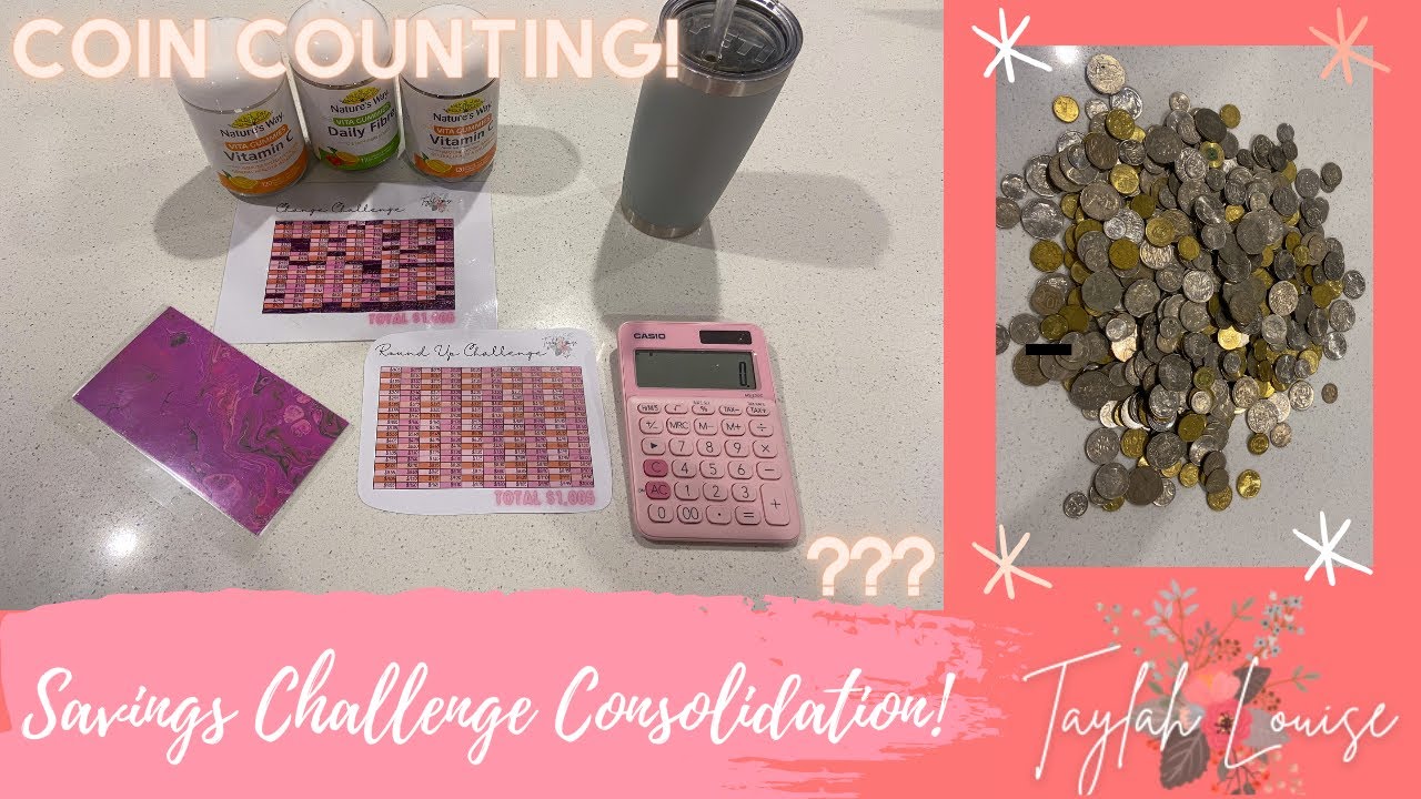 SAVINGS CHALLENGE CONSOLIDATION / Coin Counting, Change Challenge to ...