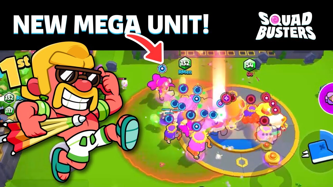 NEW MEGA UNIT SURBURNED BARBARIAN IN SQUAD BUSTERS - YouTube