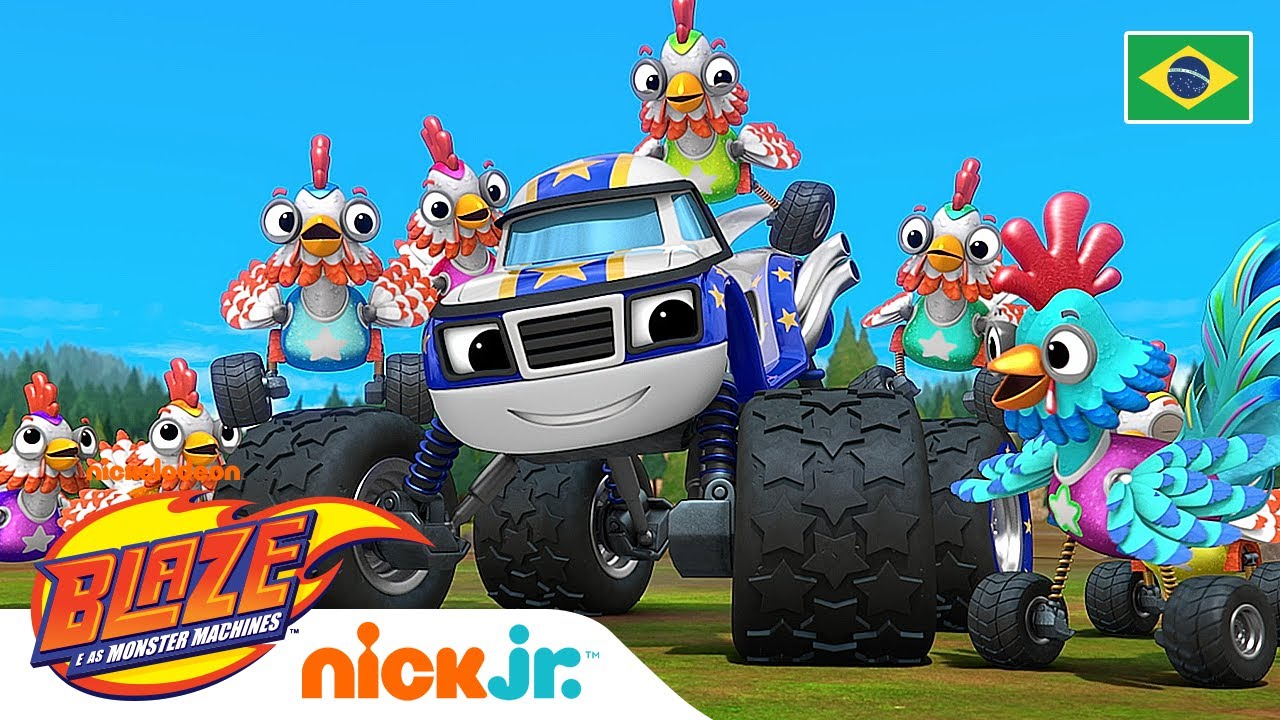 Blaze e o Circo das Galinhas! | Blaze e os Monsters Machines - YouTube