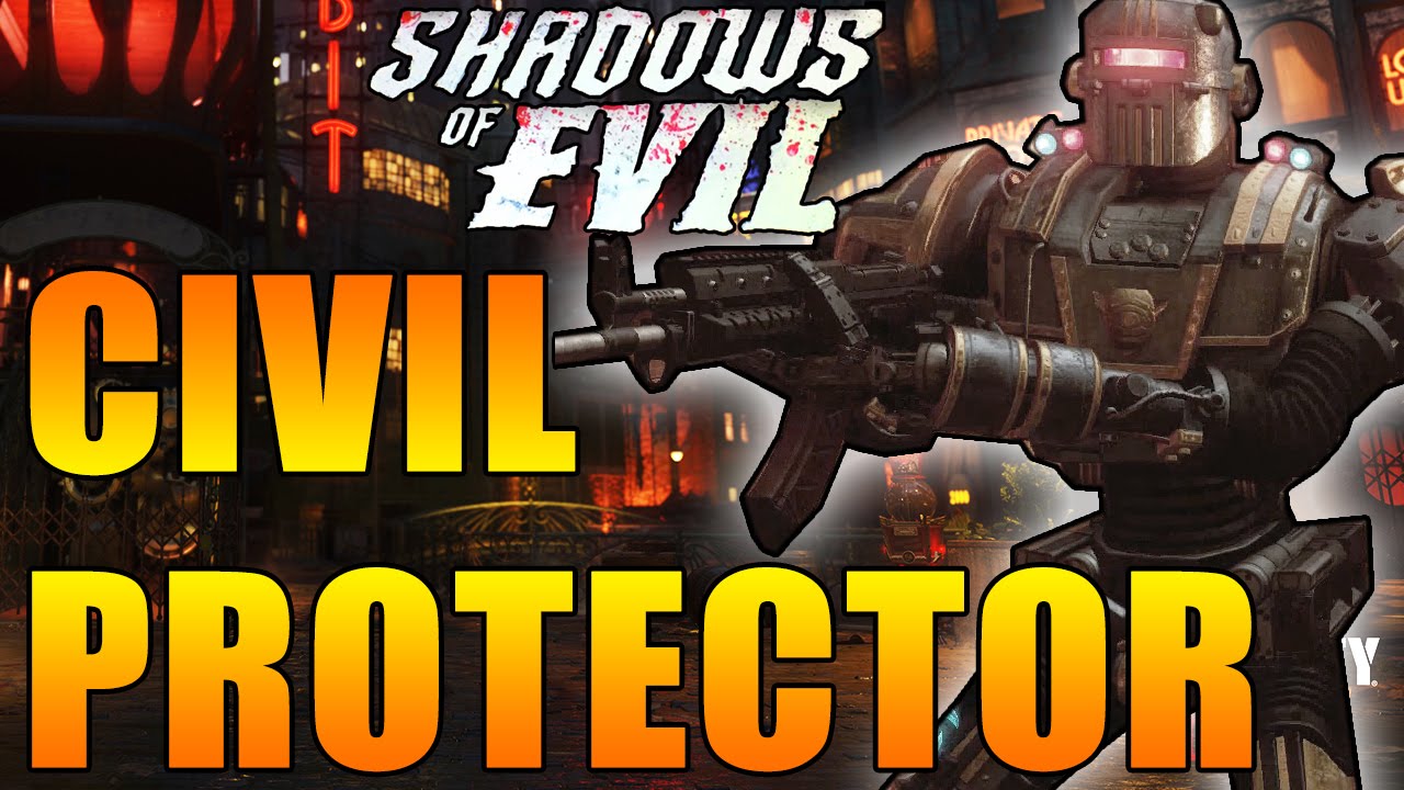 How to Get the Civil Protector in Shadows of Evil - Black Ops 3 Zombies ...