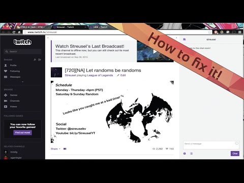 Twitch: HTML5 to Flash