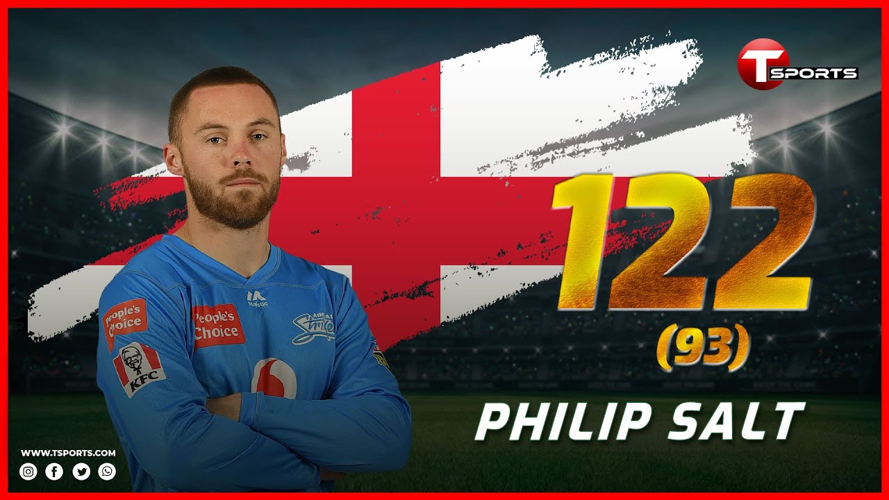 Philip Salt's 122 Runs from 93 Balls | England vs Netherlands | 1st ODI ...