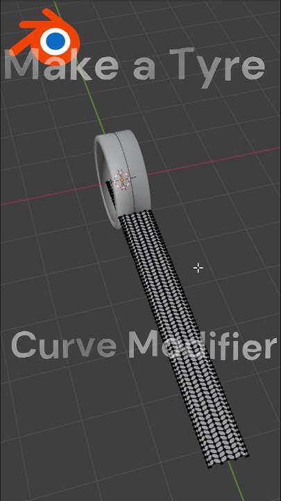 blender tip:- Make a Tyre (curve Modifiers) ble #blendertips #blender #blendertutorial #tutorial ...