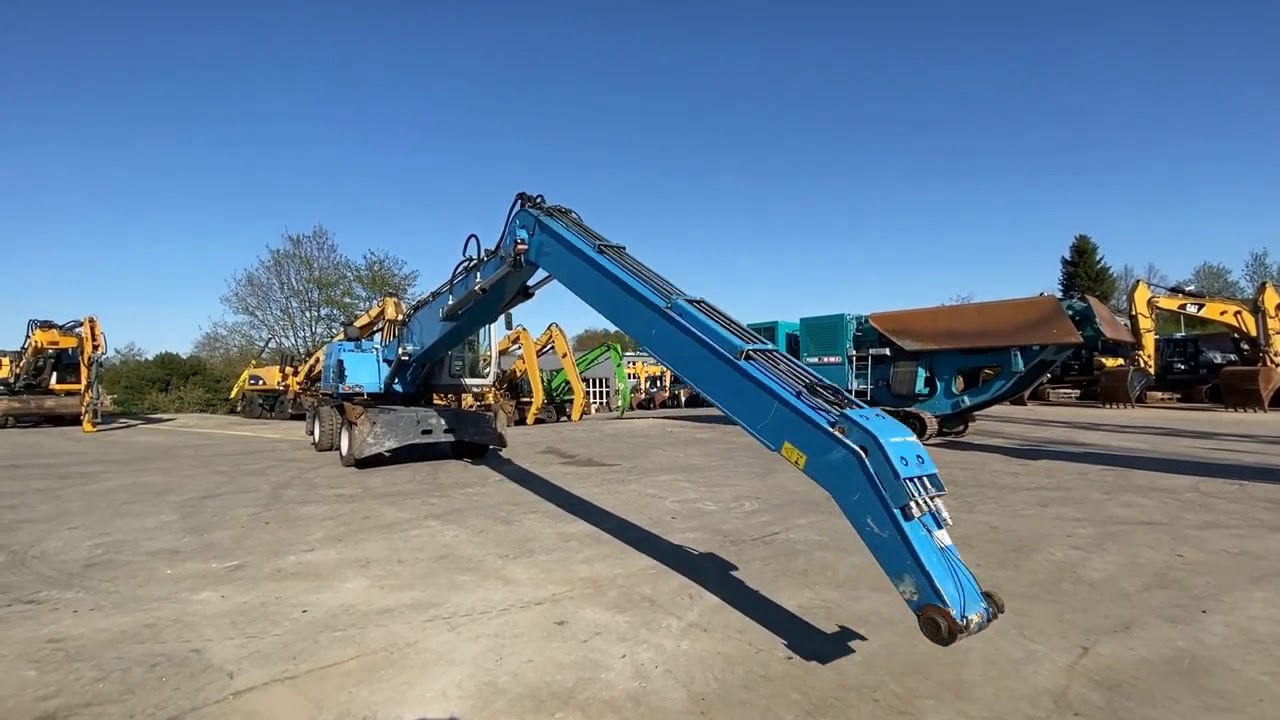 (3838) Terex-Fuchs MHL 335 E - Generator Umschlagbagger - YouTube