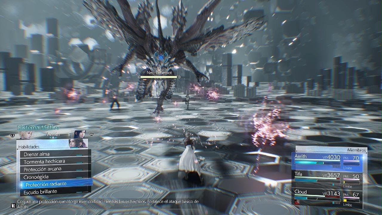 FINAL FANTASY VII REBIRTH neo behemot dificultad media - YouTube