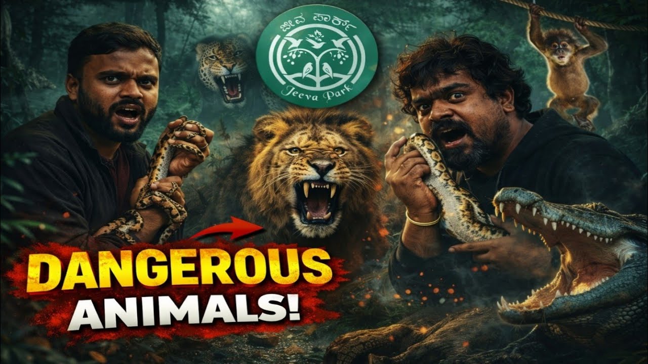 Inside Bangalore’s Most Dangerous Zoo 😨 | Jeeva Park Devanahalli - YouTube