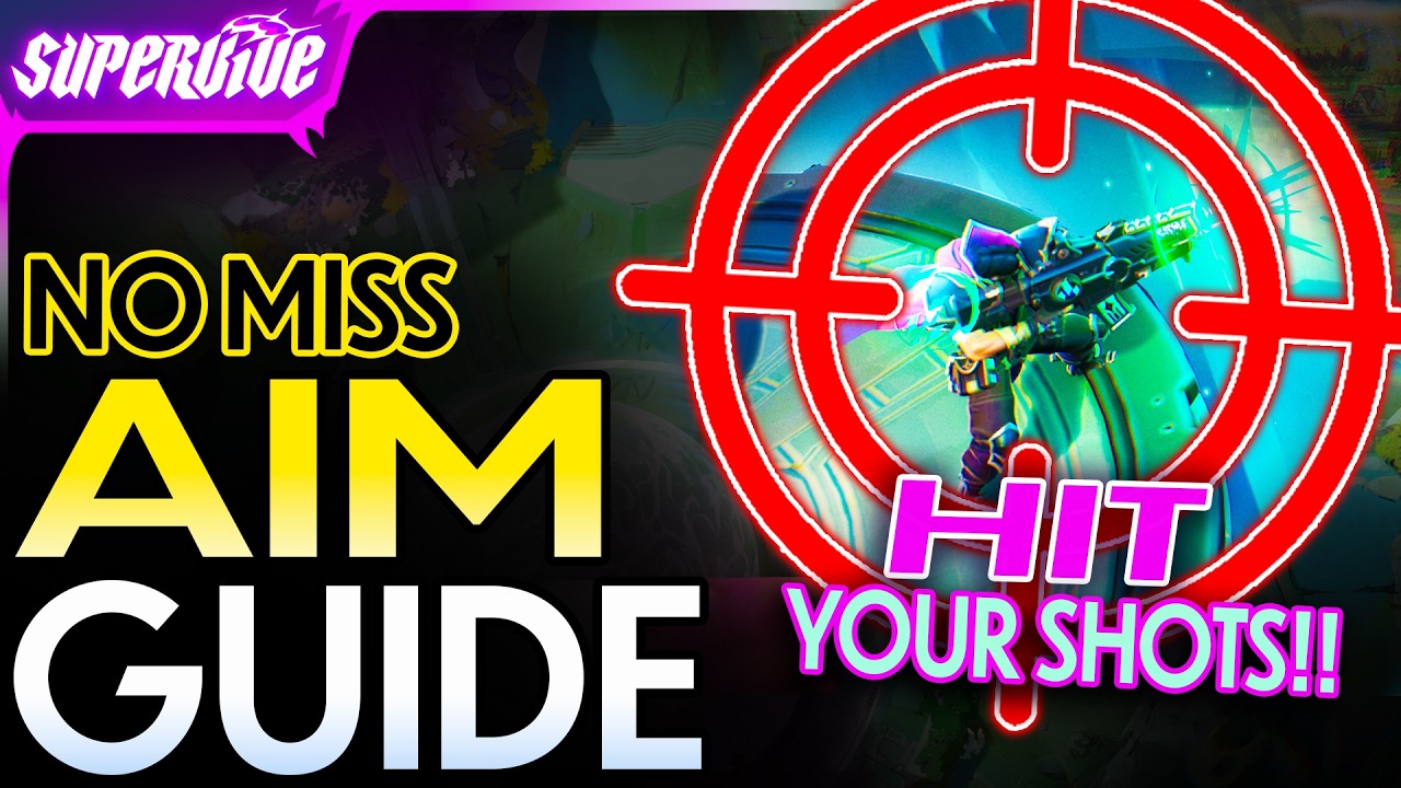 SUPERVIVE ULTIMATE AIM GUIDE! NEVER MISS AGAIN! TECHNIQUES + SETTINGS ...