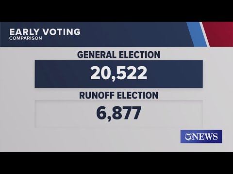 Runoff election early voting turn out numbers compared to general ...