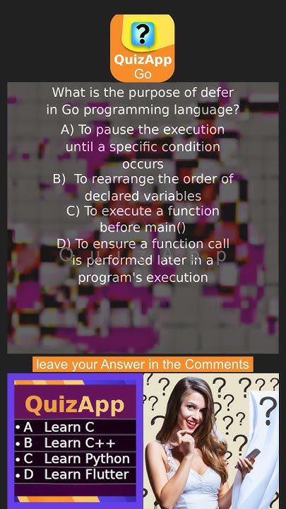 Go What is the purpose of defer in Go programming language - YouTube