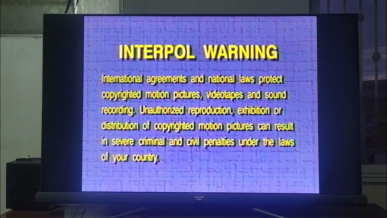 FBI Warning/Interpol Warning/Please Stay Tuned Screen 1996 - YouTube