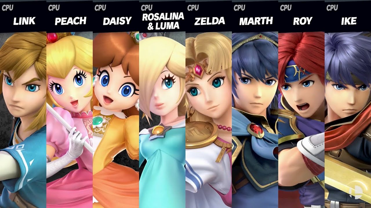 Super Smash Bros. Ultimate - Tara’s 8 Mains Free for All - YouTube