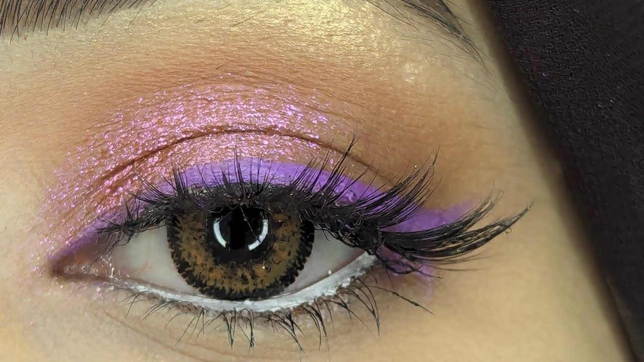 2 mint eye makeup tutorial//colourfull liner tutorial for beginners ...