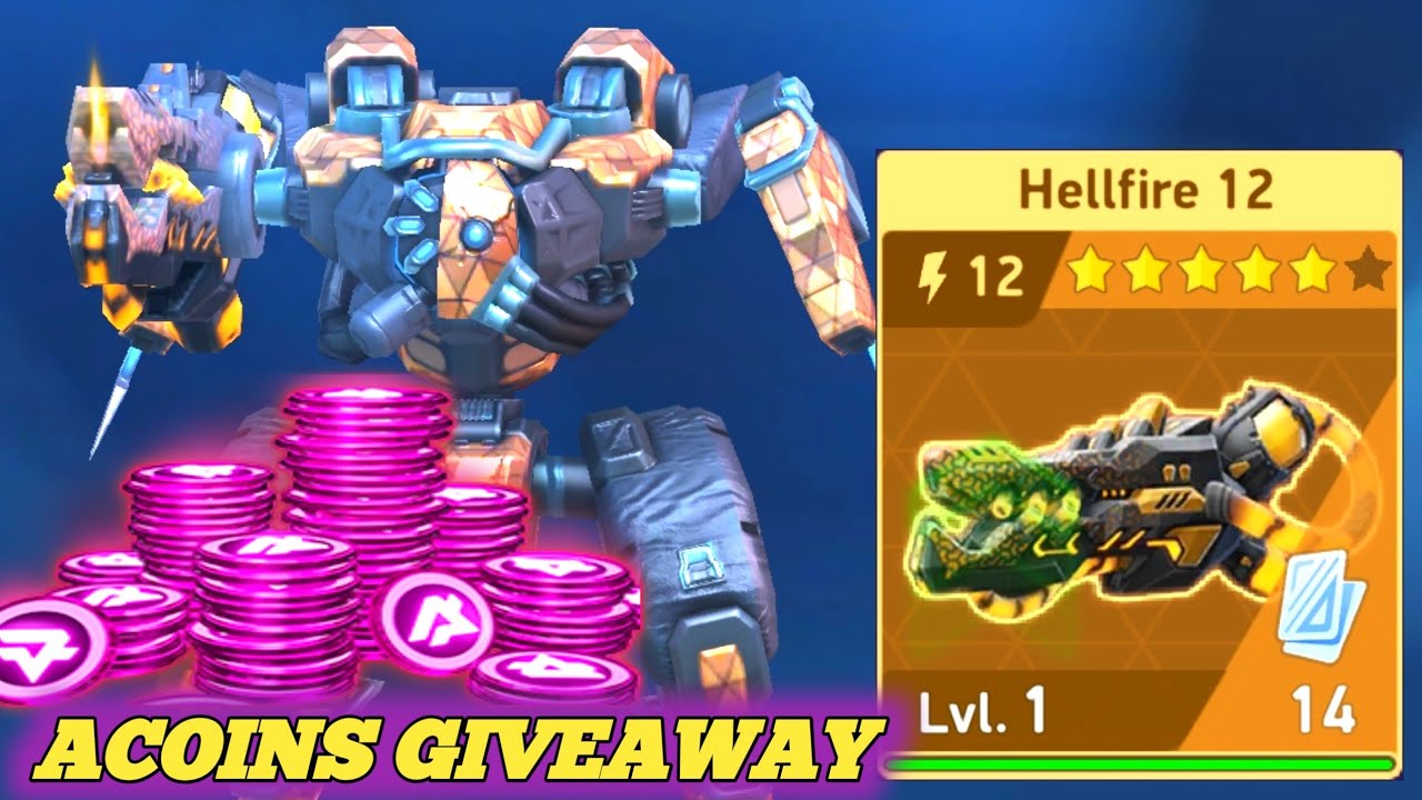 Eclipse and Hellfire Gameplay | 5000 Acoins Giveaway | Mech Arena - YouTube
