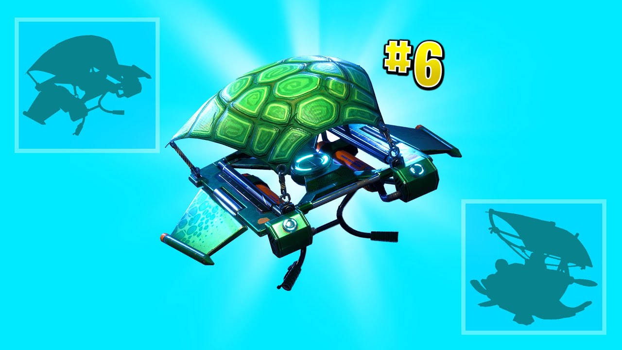 The 10 Rarest Gliders in Fortnite! - YouTube