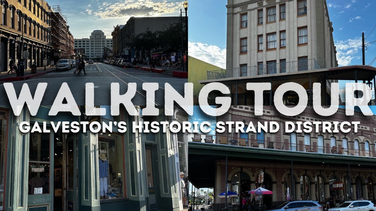 Walking tour of Galveston's Historic Strand District - YouTube