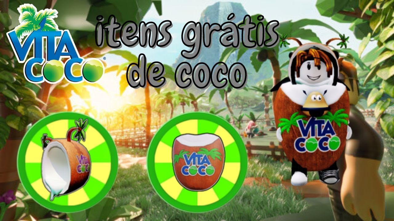 itens grátis de coco ( vita coco ) roblox #roblox #vitacoco # ...