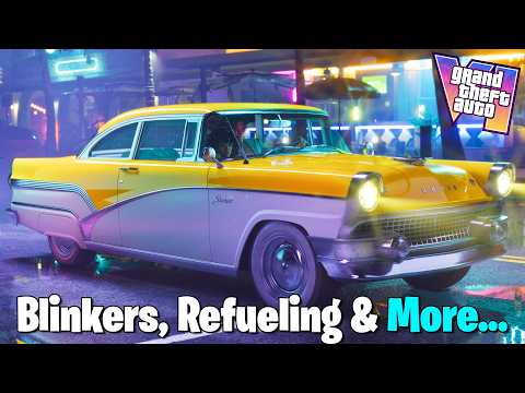 GTA 6: How The New Vehicle Mechanics Work (Refueling, Blinkers, Modifying & More)