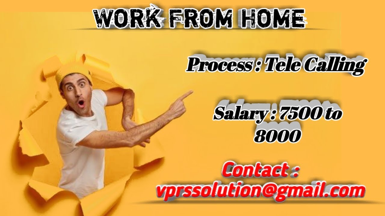 Work from home_ Tele calling process_ Job Wanted - YouTube