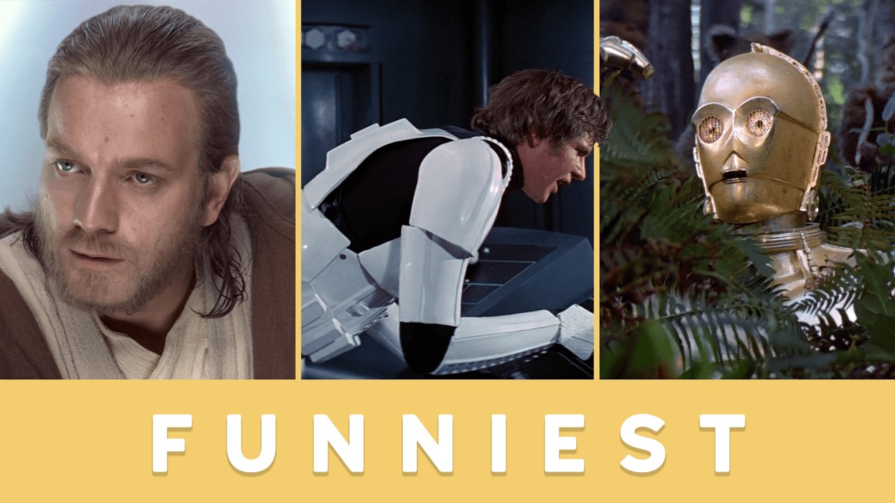Each Star Wars FUNNIEST scene - YouTube
