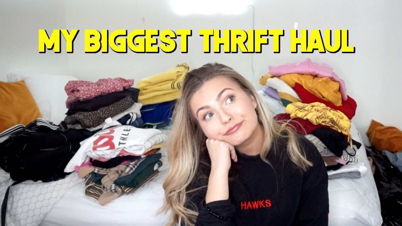 HUGE THRIFT HAUL ~ 50+ Items in 5 Minutes ☆ - YouTube