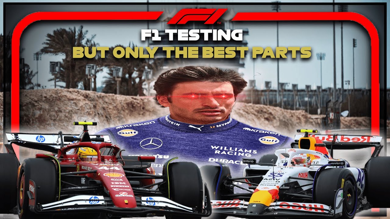 F1 Testing Highlights Under 2 Minutes - YouTube