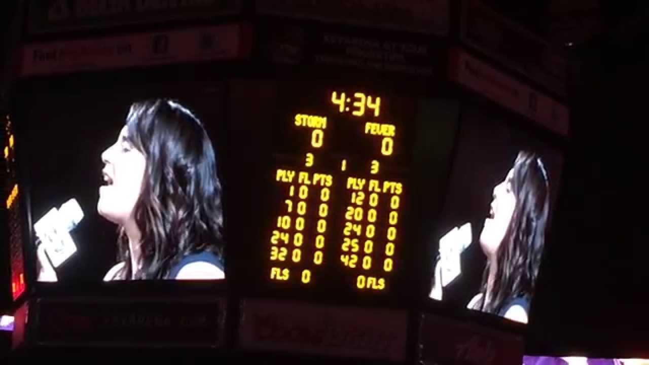 Jennifer Hopper w/ Brandi Carlile - National Anthem 2015 - YouTube