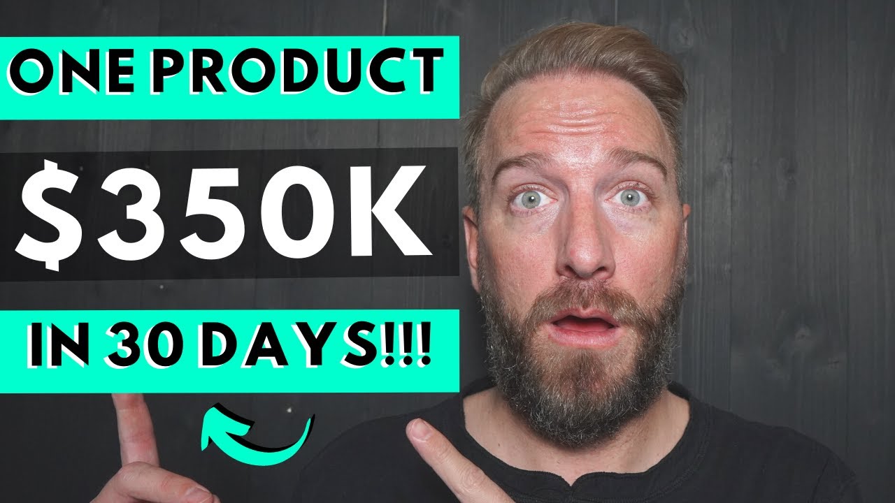 350k in 30 days with ONE product | A Step-by-Step Story of How To Make ...