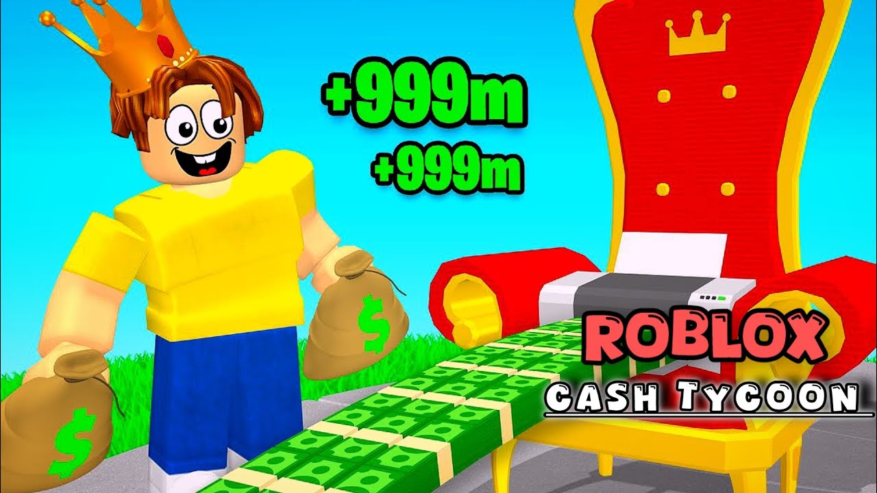 I made $5,9988 in Roblox - Cash tycoon ( Roblox) - YouTube