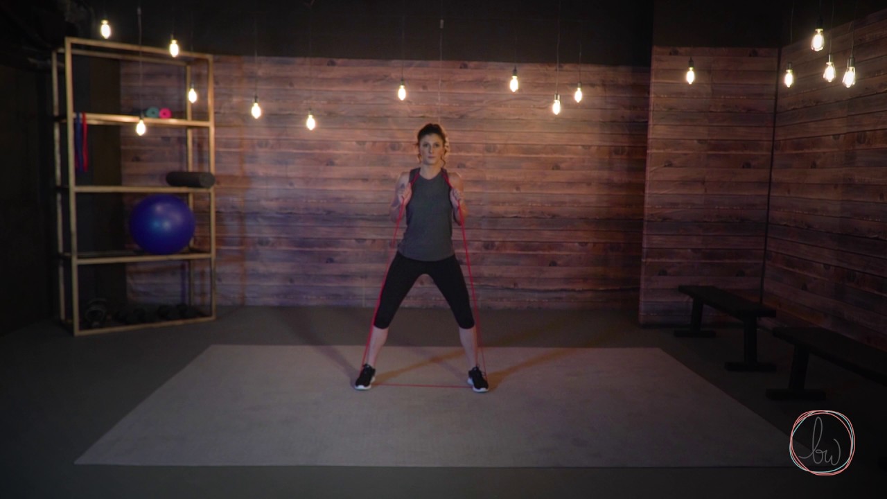 Resistance Band Training: Band Side Walking - YouTube