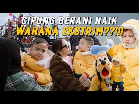 CIPUNG BIKIN NAGITA&ROMBONGAN PANIK!SEMUA PENGUNJUNG JD SAKSI CIPUNG NAIK WAHANA EXTRIM DI DISNEYSEA