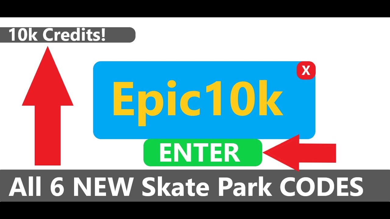 ALL 6 *NEW* SECRET Roblox Skate Park CODES - YouTube