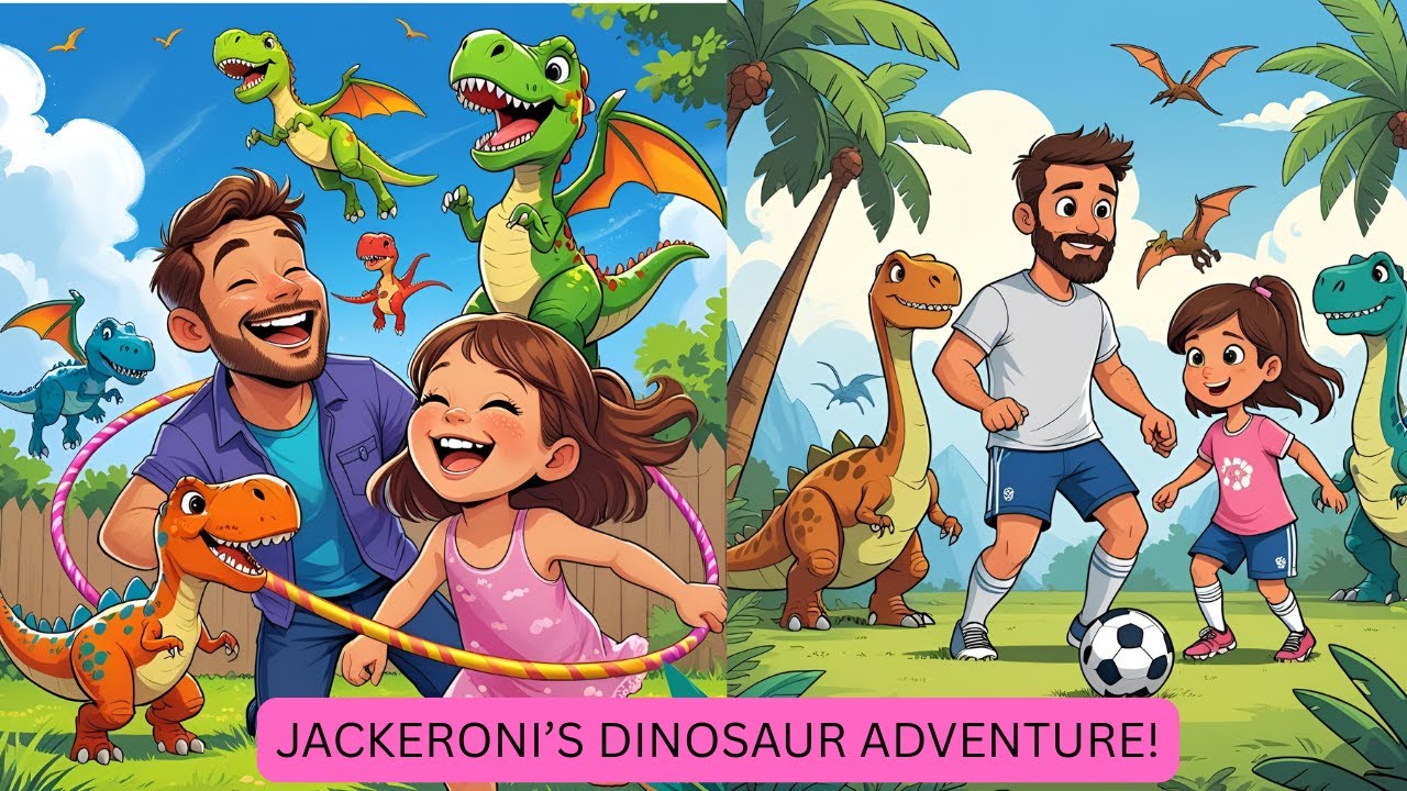 Jackeroni trains his dinosaurs! for kids! #funforkids #funny #jackeroni ...
