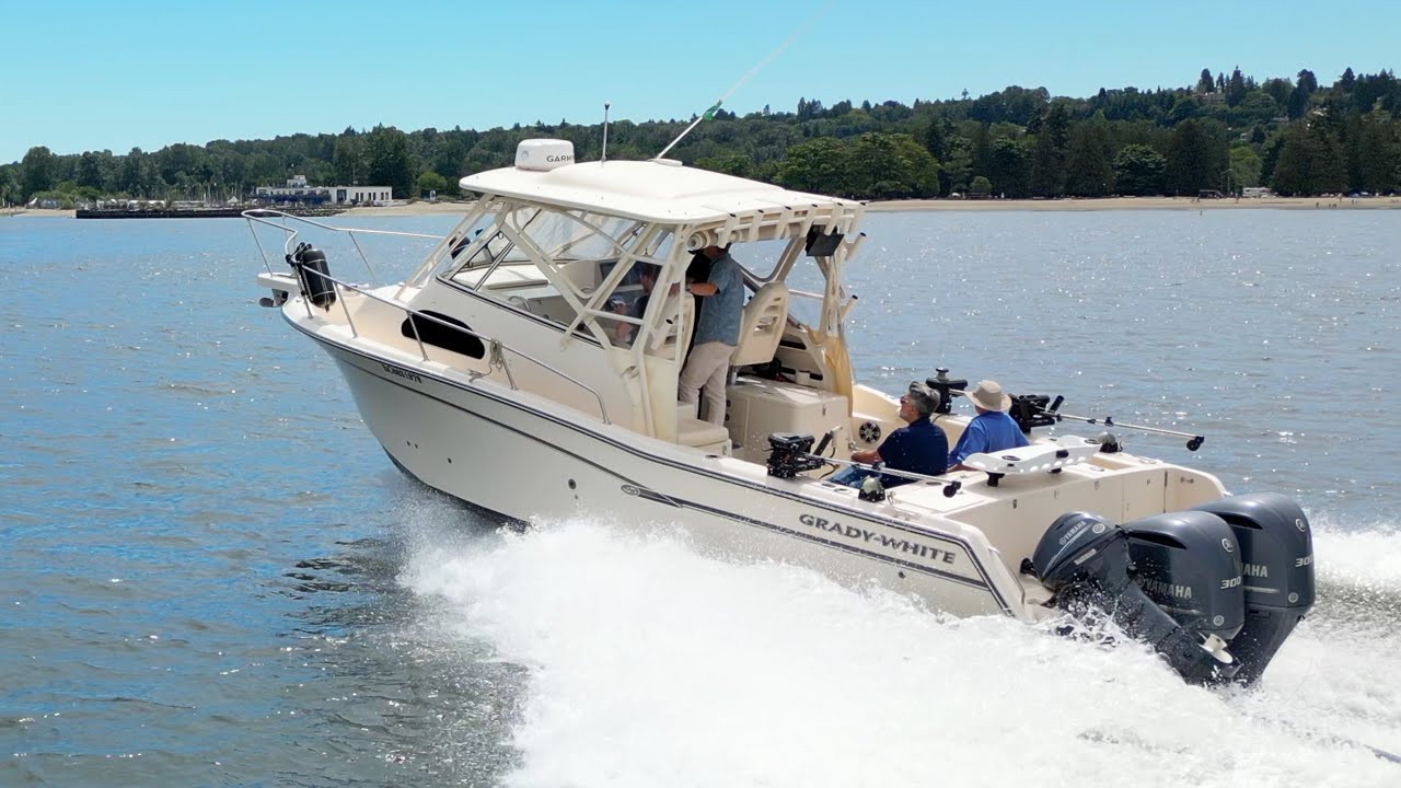 2019 Grady White Marlin 300 - Calibre Yacht Sales - YouTube