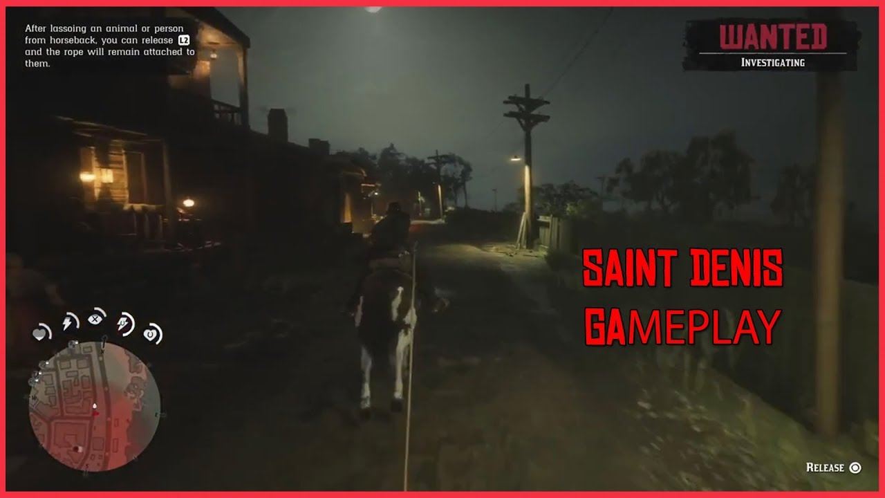 Red Dead Redemption 2- Saint Denis Gameplay [PS4] - YouTube