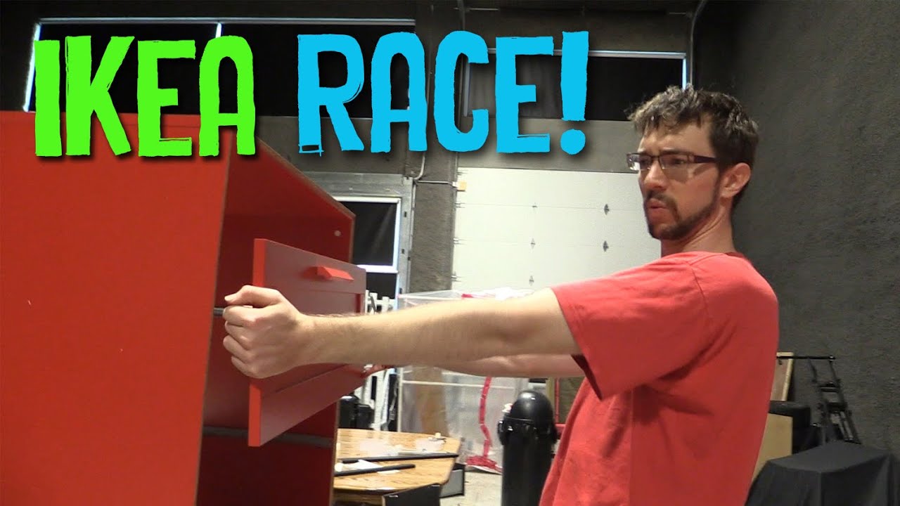 Ikea Assembly Race - YouTube