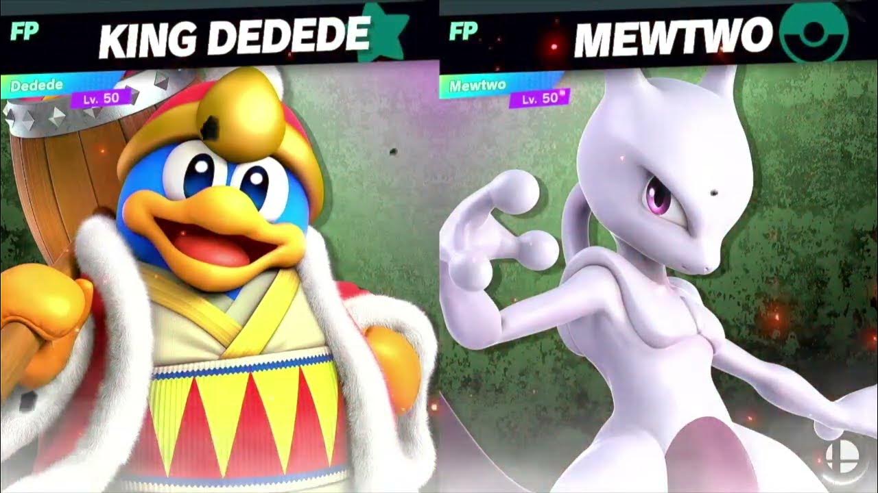 Super Smash Bros Ultimate Amiibo Fights 12pm Poll Dedede vs Mewtwo - YouTube