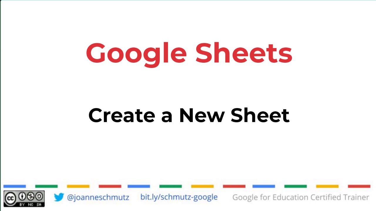 Google Sheets - Create new sheet - YouTube