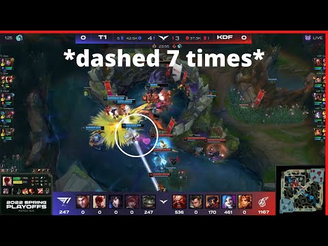 Faker carrying a fight on Ahri