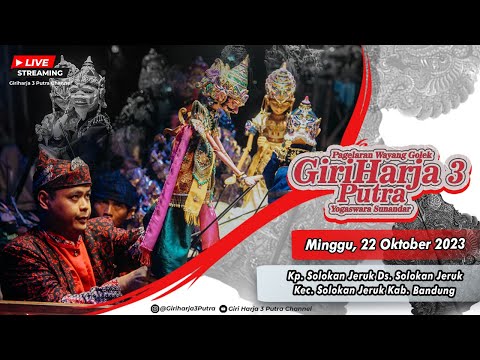 🔴LIVE LAKON : CEPOT RARABI || GIRIHARJA 3 PUTRA - YOGASWARA SUNANDAR | 22/10/23 #giriharja3putra