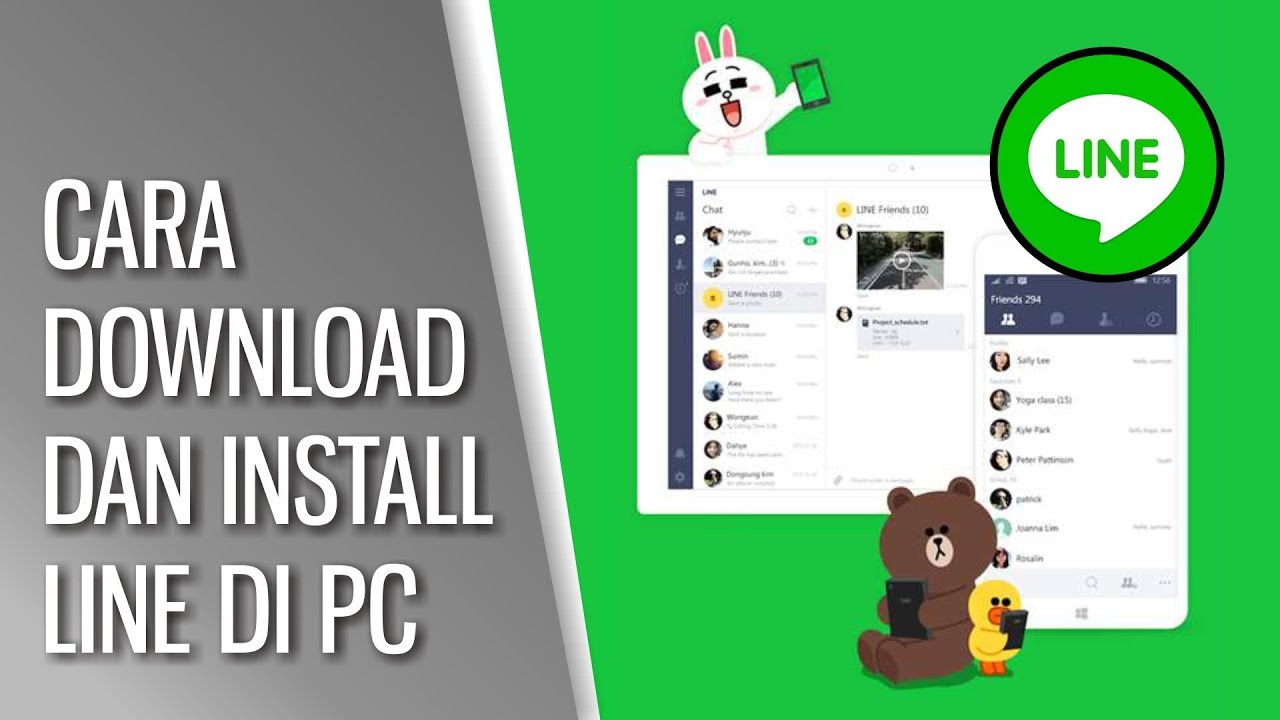 Cara Download dan Install LINE di PC - 2017 - YouTube