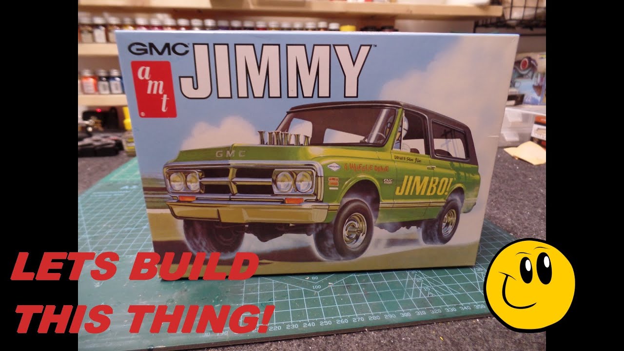 1972 GMC Jimmy AMT 1:25 Scale Model Car Kit Build - YouTube